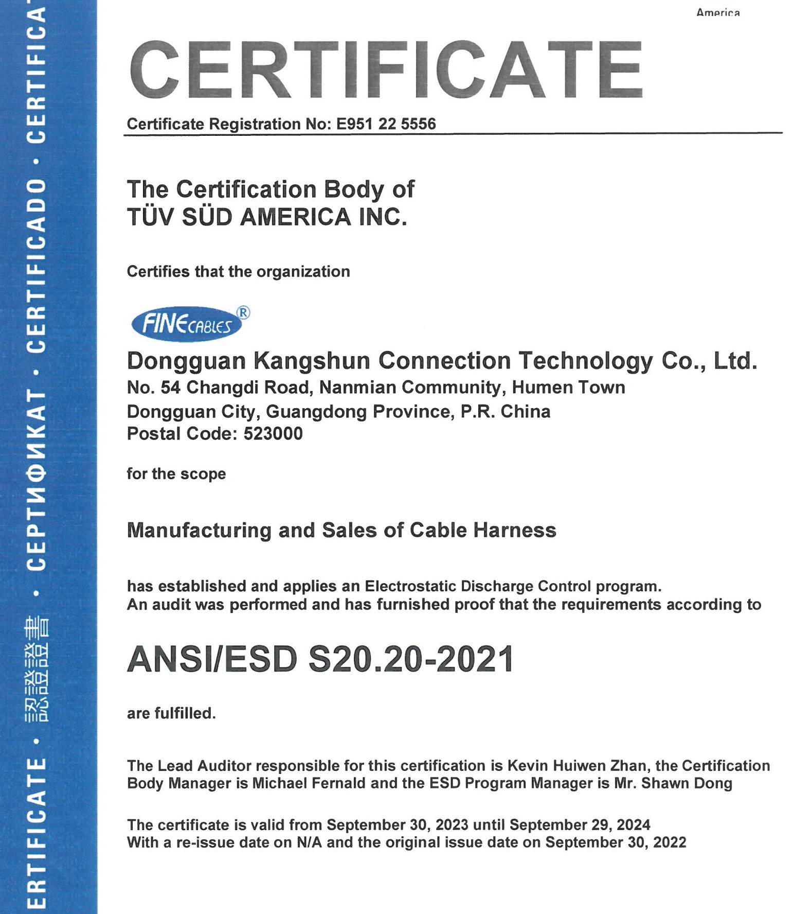 Finecables Enterprise Co., Ltd.